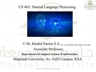 introduction to natural language processing | PPT