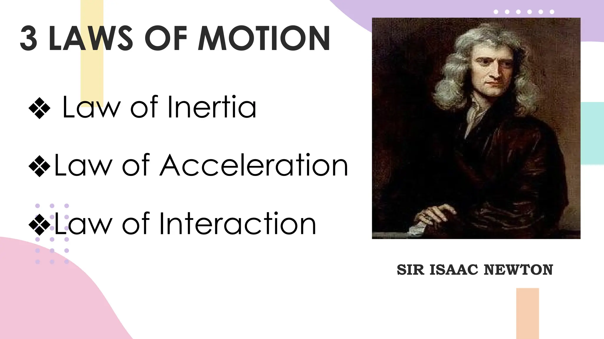 LAW OF INERTIA - NEWTONS FIRST LAW OF MOTION | PPTX