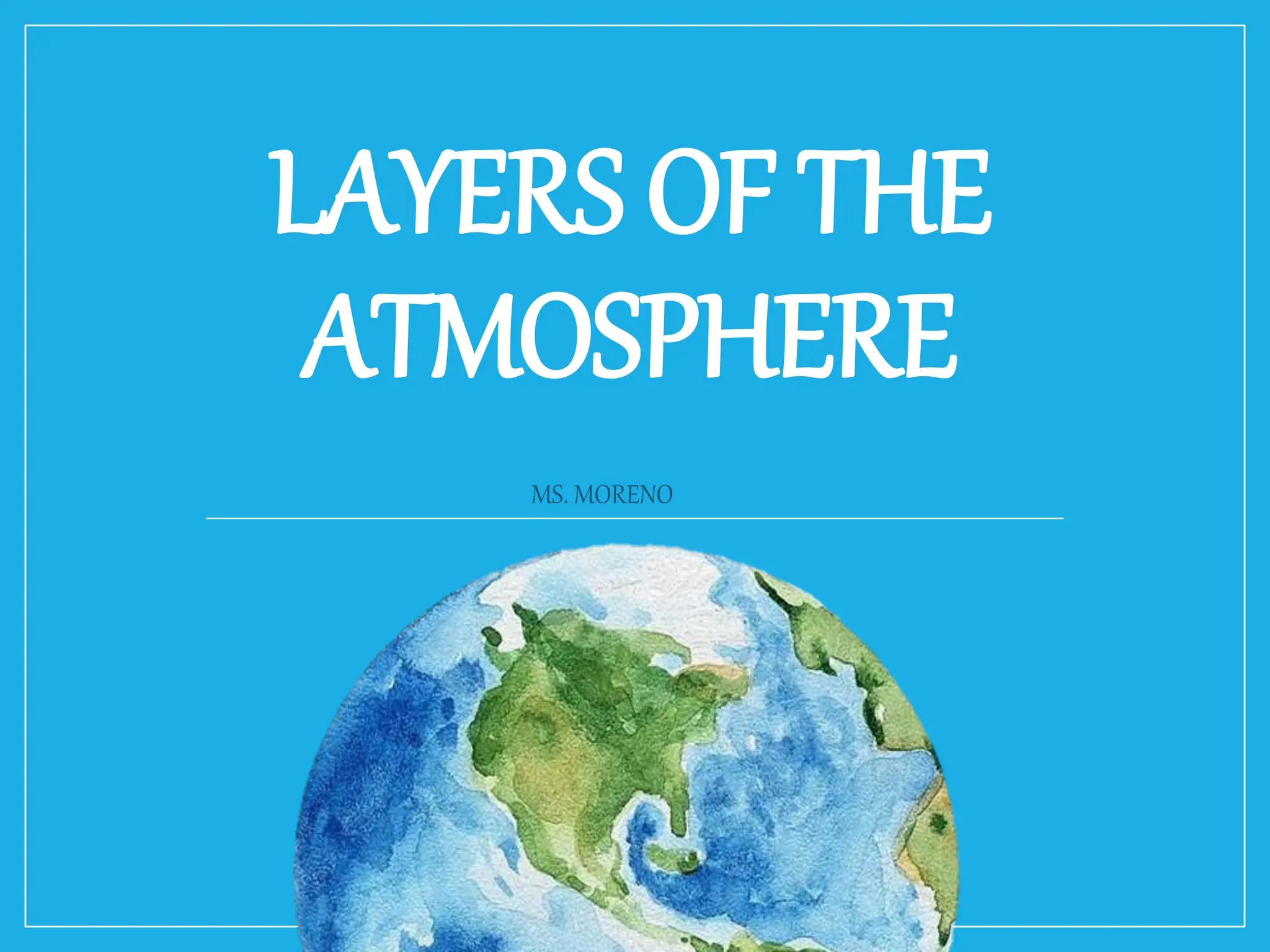 iNTRODUCING layers of the atmosphere b1.ppt