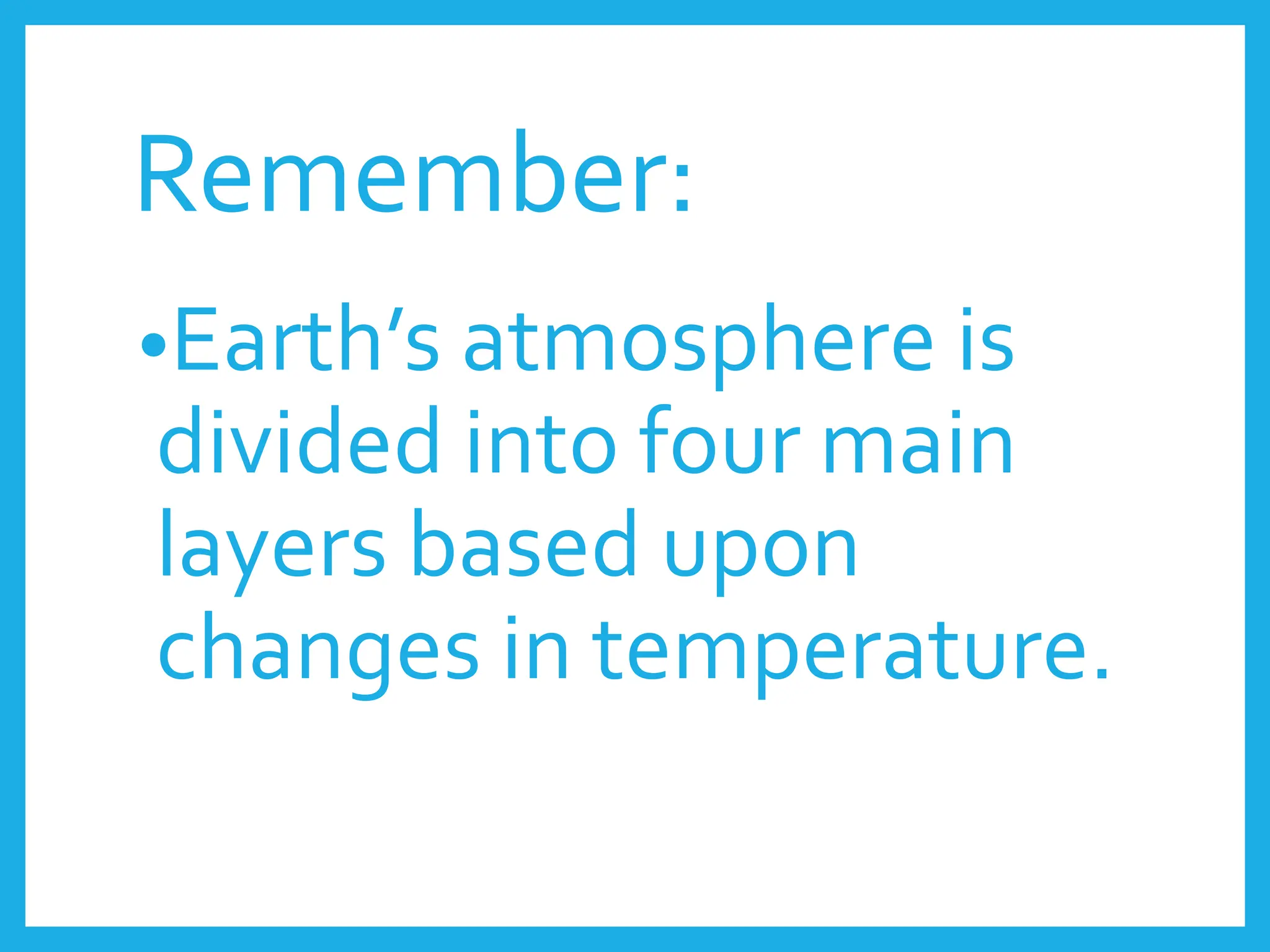iNTRODUCING layers of the atmosphere b1.ppt