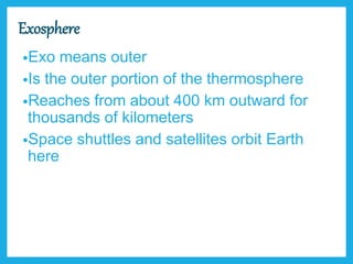iNTRODUCING layers of the atmosphere b1.ppt