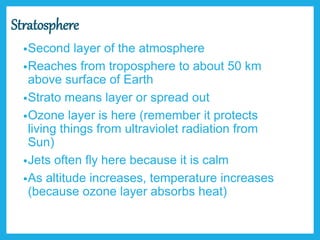 iNTRODUCING layers of the atmosphere b1.ppt