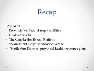 Week 2 - Ontario's Health System | PPTX