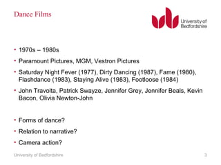 Week 2 Lecture - Dance in Popular Culture: From Hollywood to MTV | PPT
