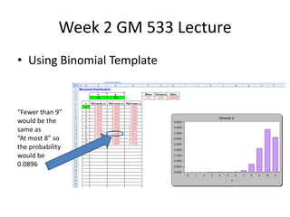 Week 2 lecture gm 533 | PPT