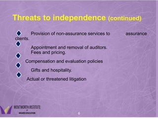 Lecture Governance and auditors and Audit Regulation | PPT | Free Download