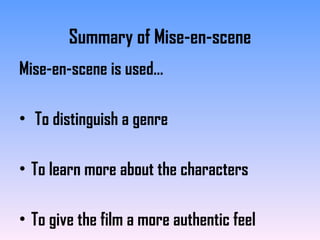 mise en-scene | PPT