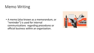 Memo Writing | PPT