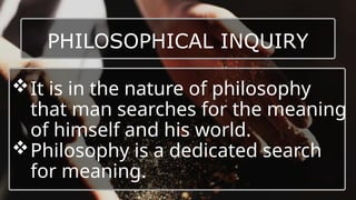 INTRODUCTION TO THE PHILOSOPHY OF THE HUMAN PERSON WEEK 2 METHODS OF ...