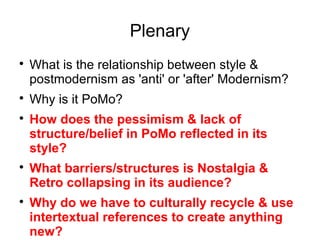 Week 2 modernism & post modernism | PPT
