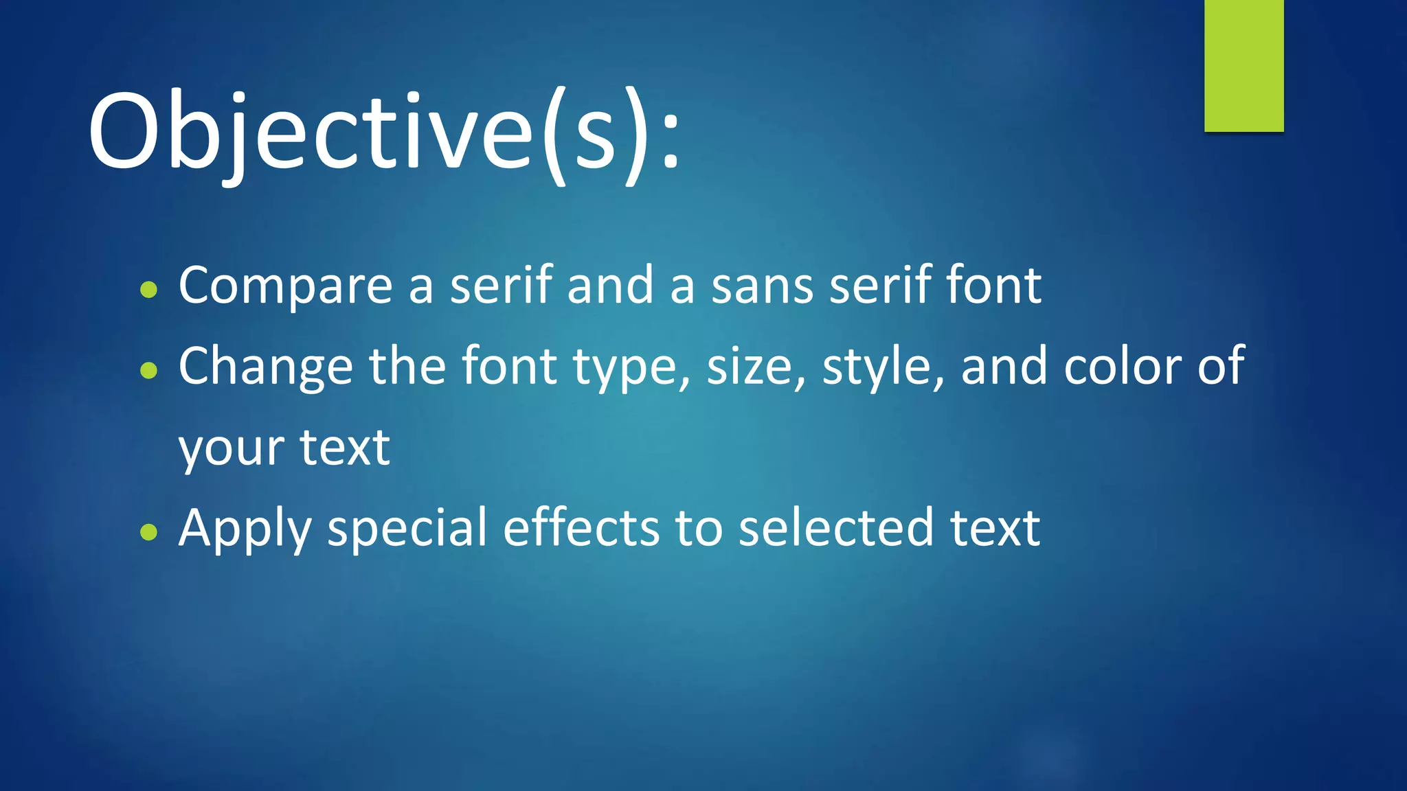 Week2 Ms Word Formatting Text Pptx