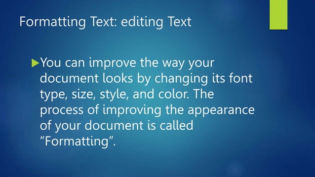 Week2 MS Word formatting text.pptx