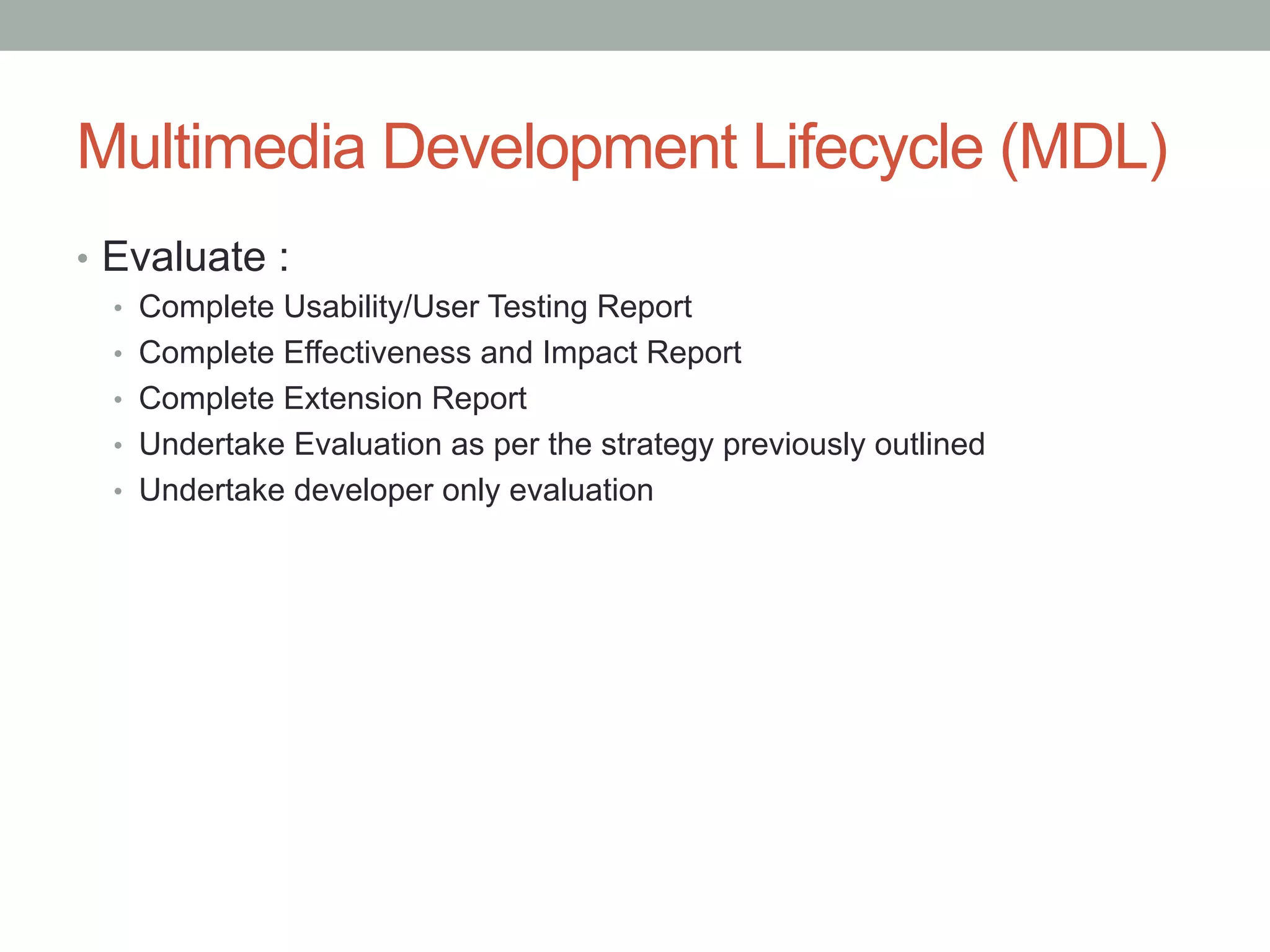 Multimedia Development Lifecycle | PDF