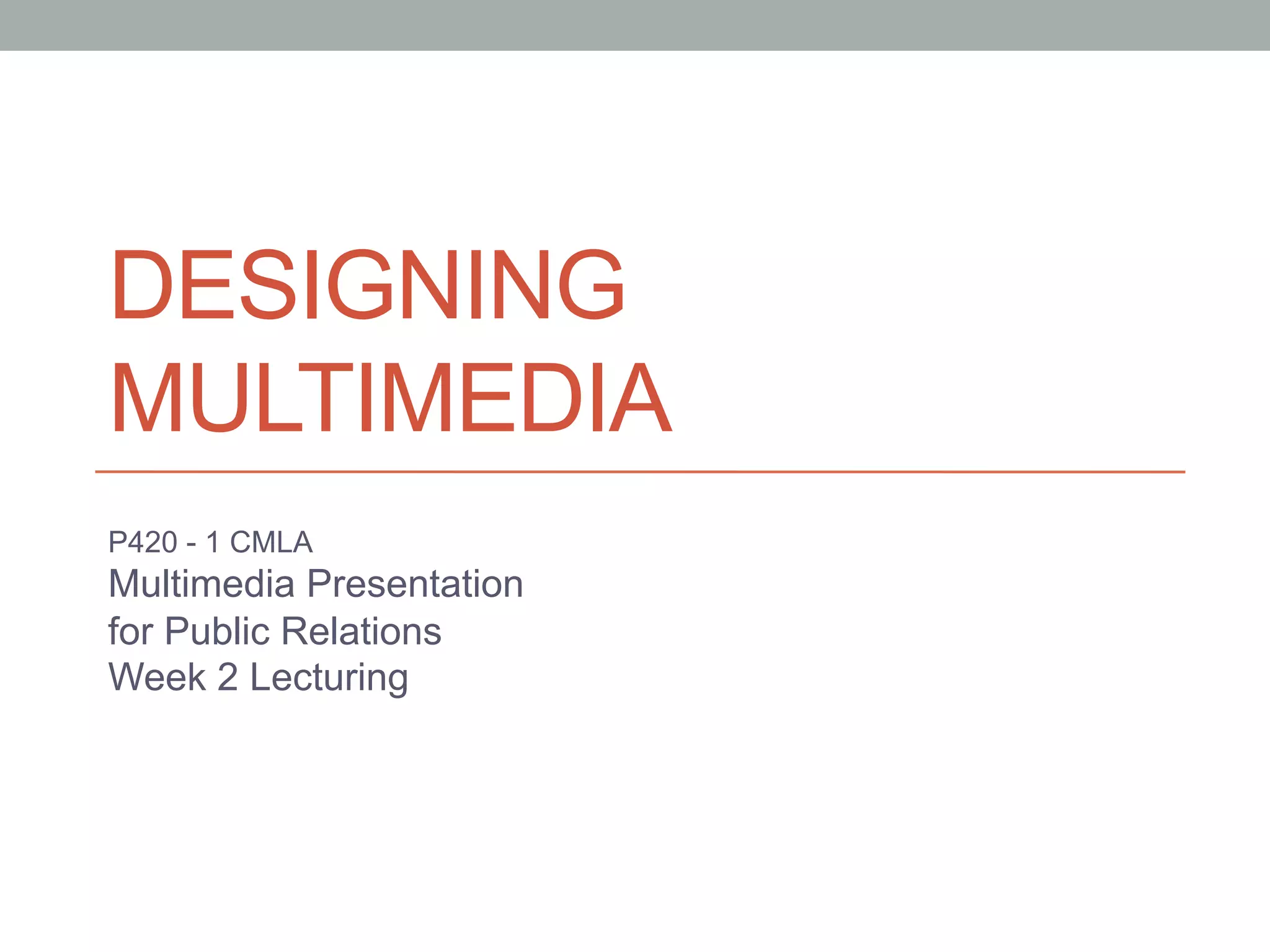 Multimedia Development Lifecycle | PDF