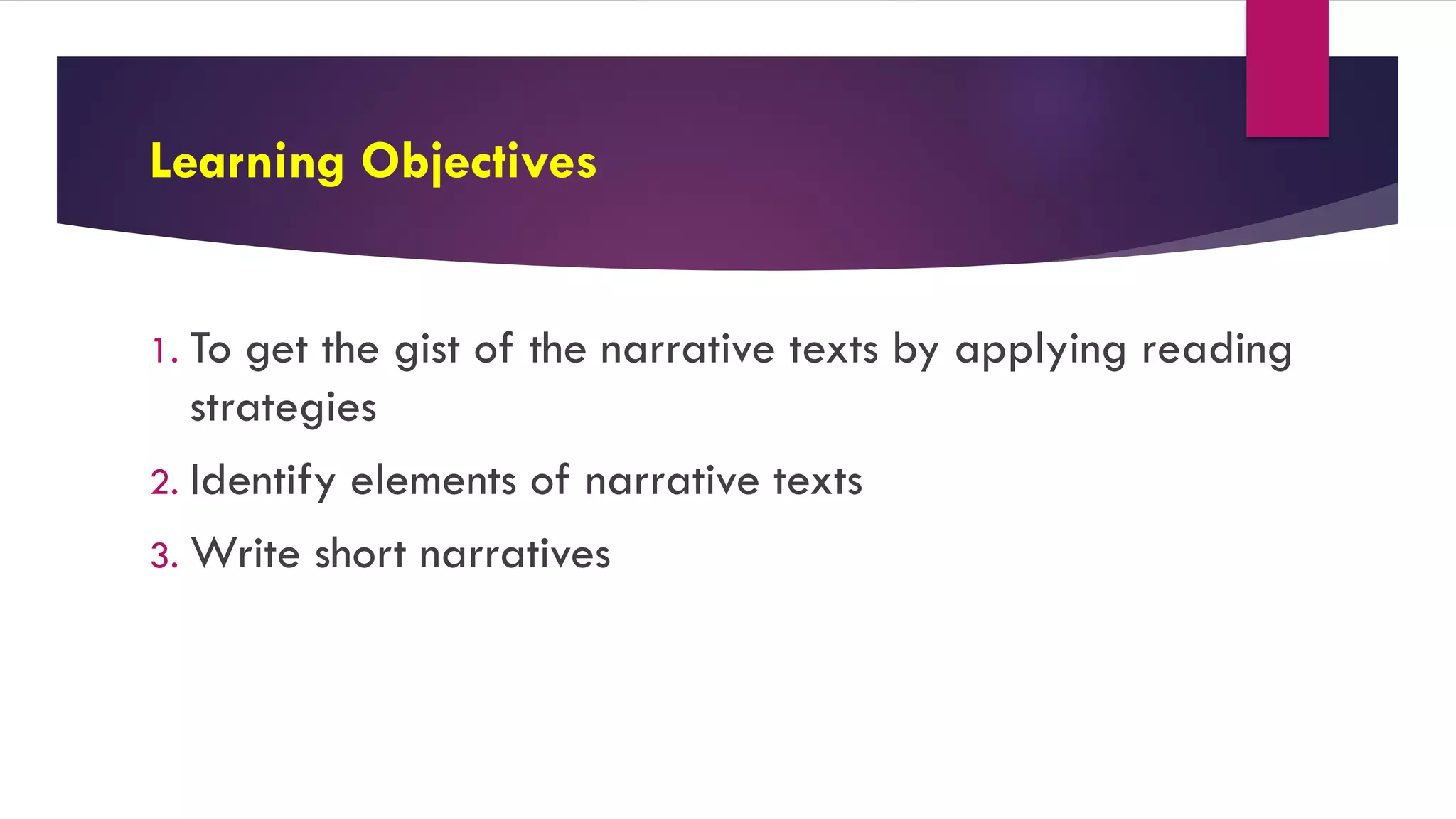 Week 2 narratives copy | PPT