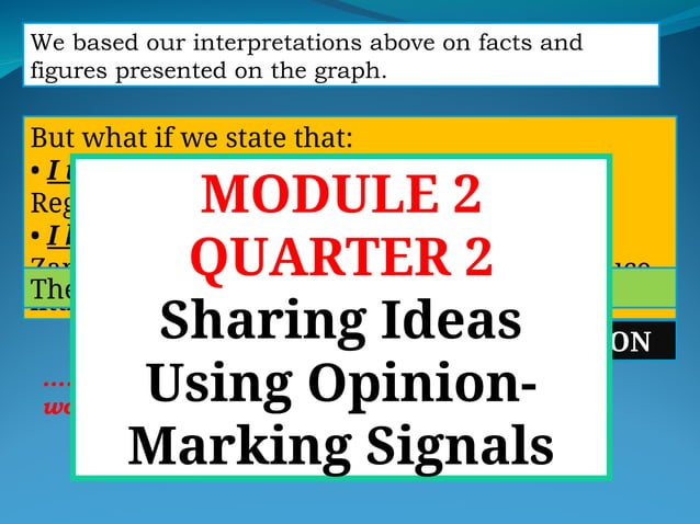 SHARING IDEAS USING OPINION MARKING SIGNALS.ppt | Science