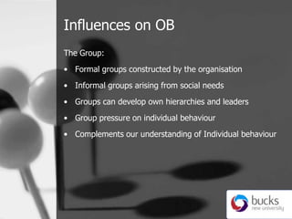 Week 2 Organisational Behaviour Presentation | PPTX