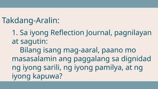 A PowerPoint presentation for GMRC Week 2_Paggalang(Respect).pptx