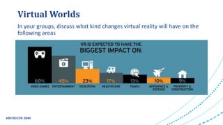 Week 2 paired tutorial | PPTX | Virtual Reality | Technology & Computing