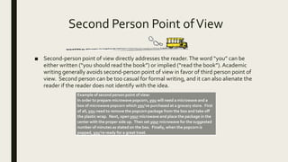 Week 2 point of view ppt | PPTX