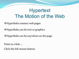 WWW, WEB BROWSER AND SEARCH ENGINE | PPTX