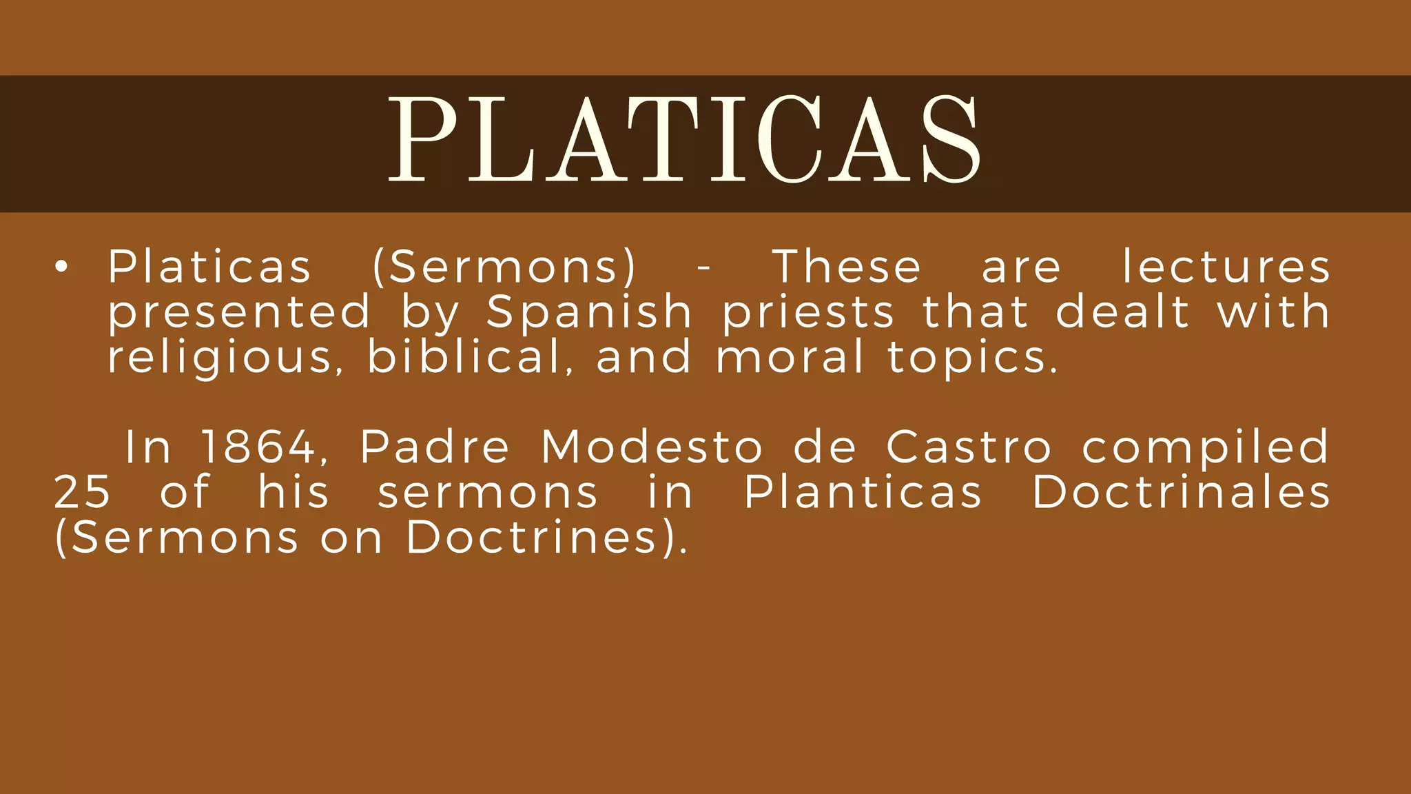 Philippine Literature during the Spanish Colonial Period | PDF