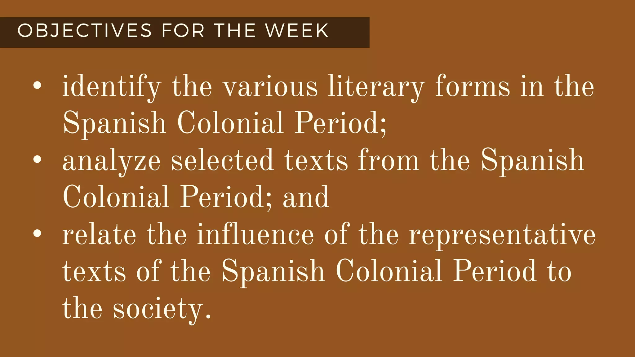 Philippine Literature during the Spanish Colonial Period | PDF