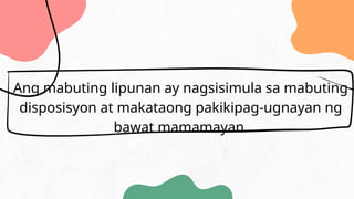 Paglinang ng positibong disposisyon bilang mamamayan.pptx