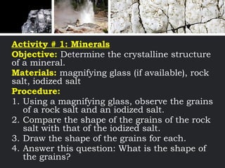 WEEK 2 PPTX EARTH SCIWEEK 2 PPTX EARTH SCI | PPTX