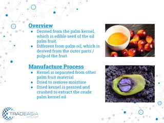 Crude Palm Kernel Oil and Palm Acid Oil | PPTX