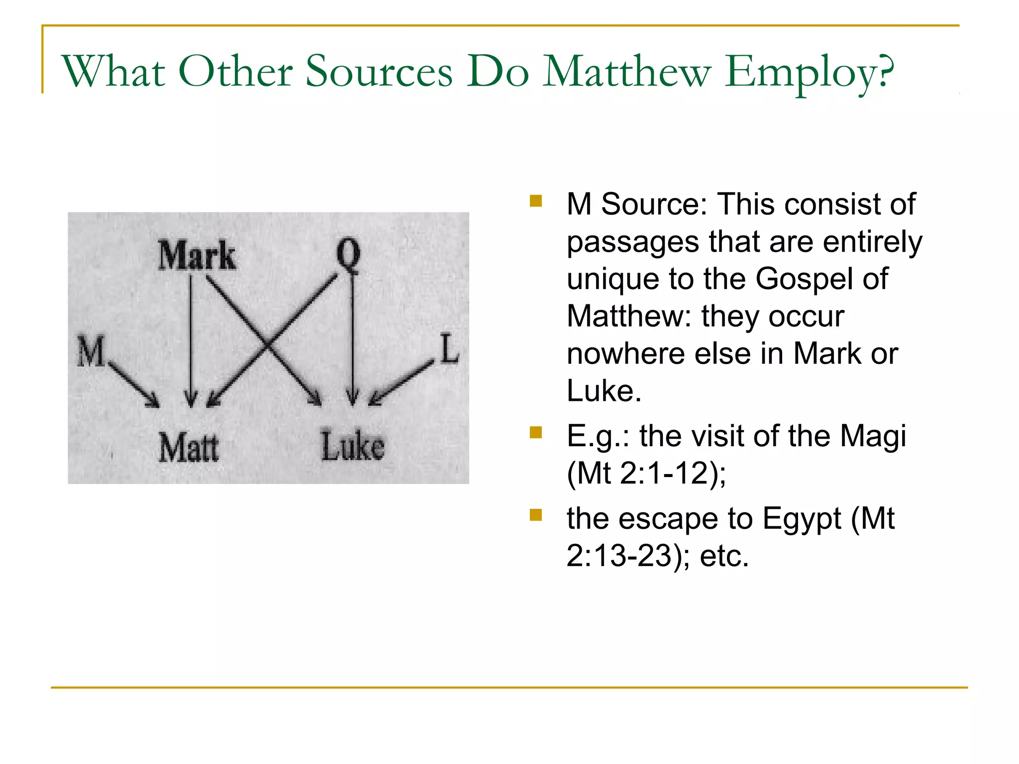 Week 2 q and the synoptic problem | PPT