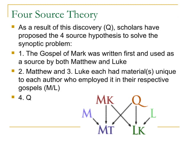 Week 2 q and the synoptic problem | PPT
