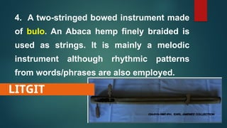Week 2 Panay Bukidnon Musical instruments quiz.pptx