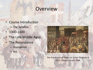 Week 2 (Renaissance) | PPT