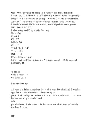 Week 2 Respiratory Clinical CasePatient Setting65 year old C.docx