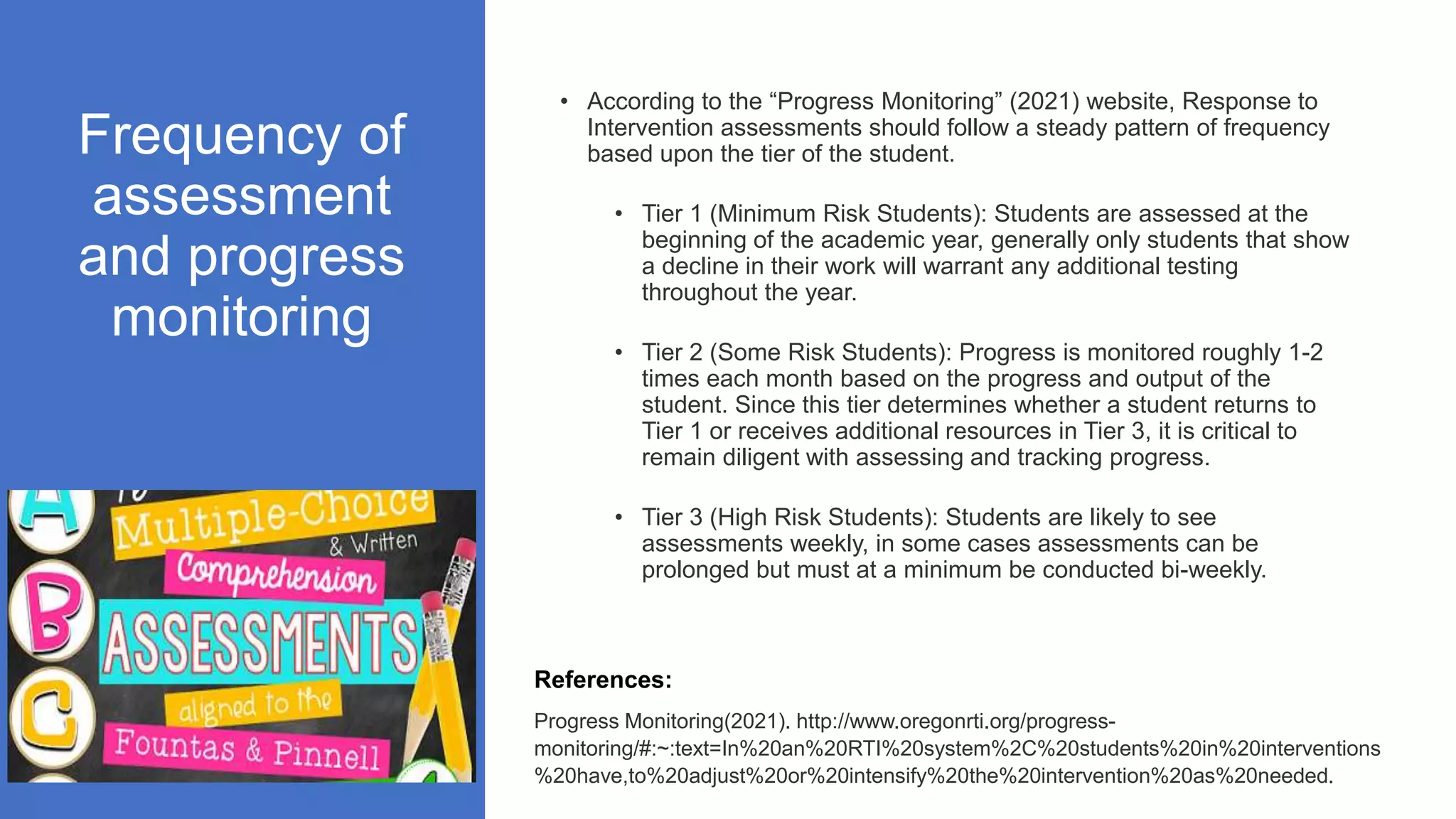 Week 2 response to intervention (rti) timeline | PPTX