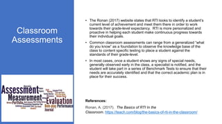 Week 2 response to intervention (rti) timeline | PPTX