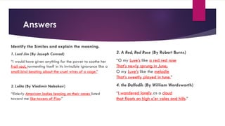 ENG308 Week 2 simile | PPT