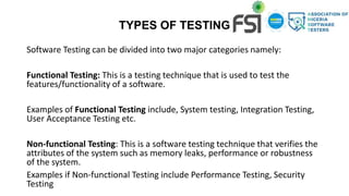 WEEK 2 SOFTWARE TESTING TRAINING MANUAL _TYPES OF TESTING FINAL.pptx
