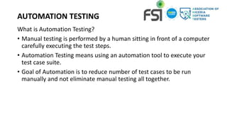 WEEK 2 SOFTWARE TESTING TRAINING MANUAL _TYPES OF TESTING FINAL.pptx