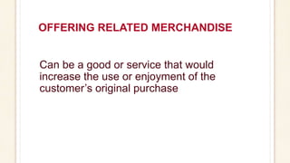 Suggestive Selling Powerpoint Presentation | PPTX