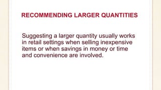 Suggestive Selling Powerpoint Presentation | PPTX
