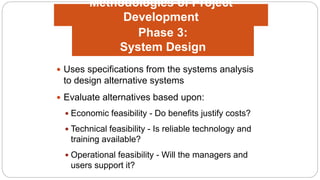 MIS 49100 Week 2 Systems Development Life Cycle | PPT