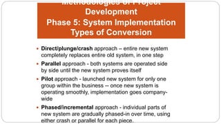MIS 49100 Week 2 Systems Development Life Cycle | PPT