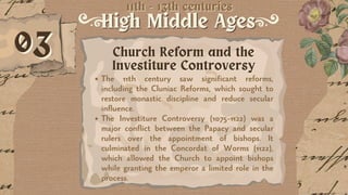 The Medieval Church Concepts for high school | PPT