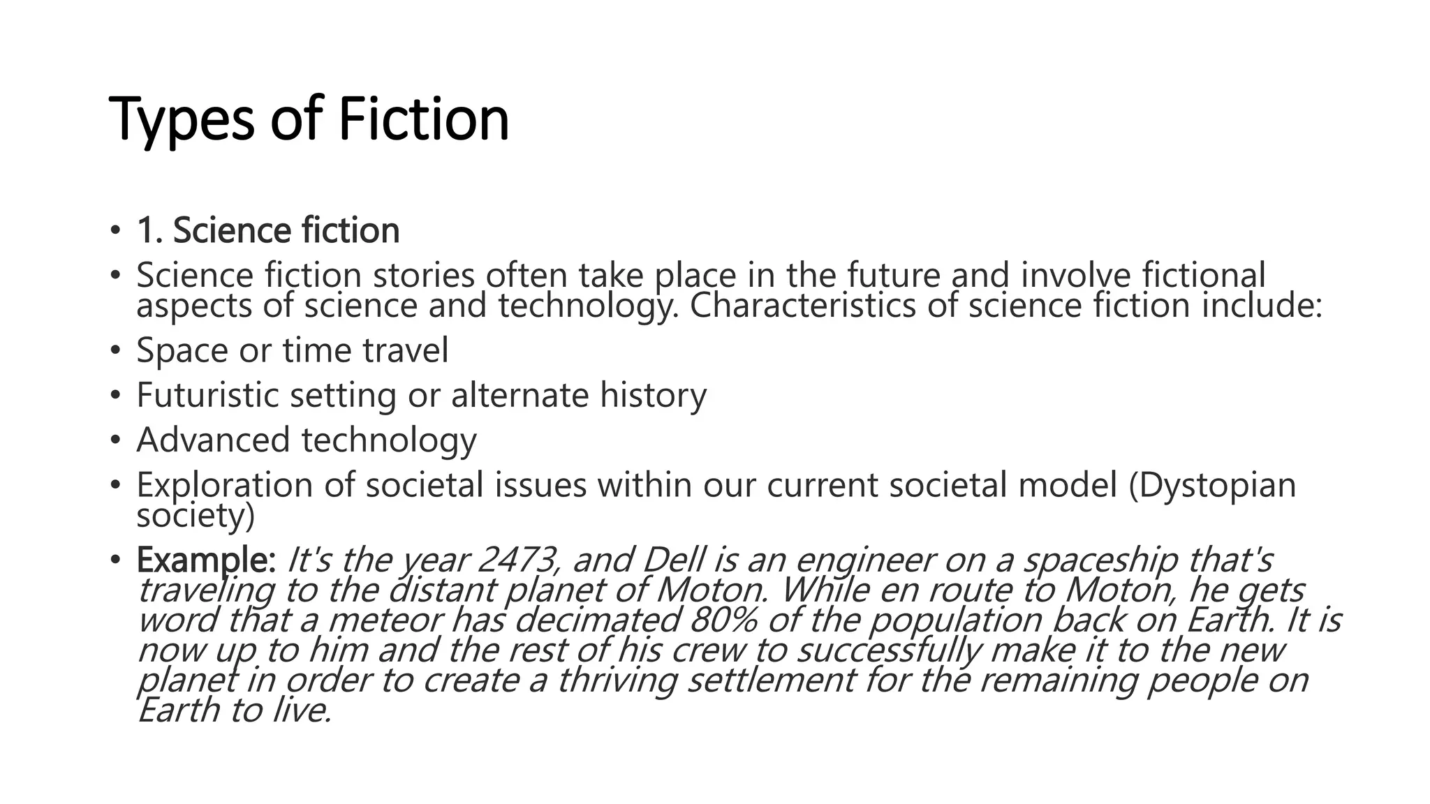 Week 2 Types of Fiction.pptx