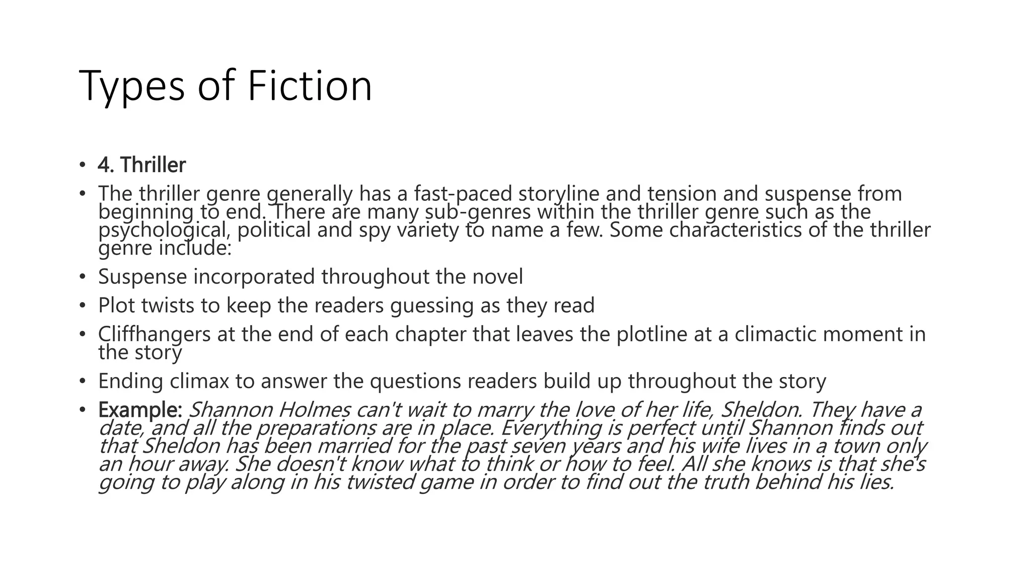 Week 2 Types of Fiction.pptx