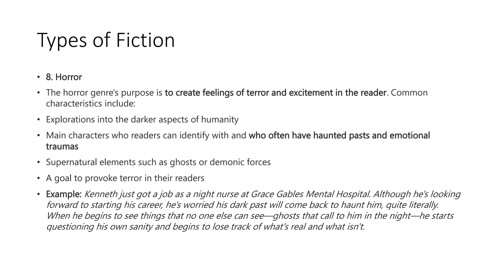Week 2 Types of Fiction.pptx