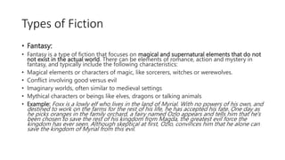 Week 2 Types of Fiction.pptx