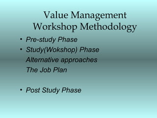 Week2 value management introduction | PPT